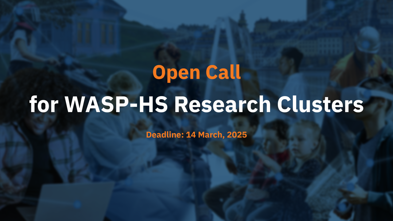 Open Call for WASP-HS Research Clusters | WASP-HS
